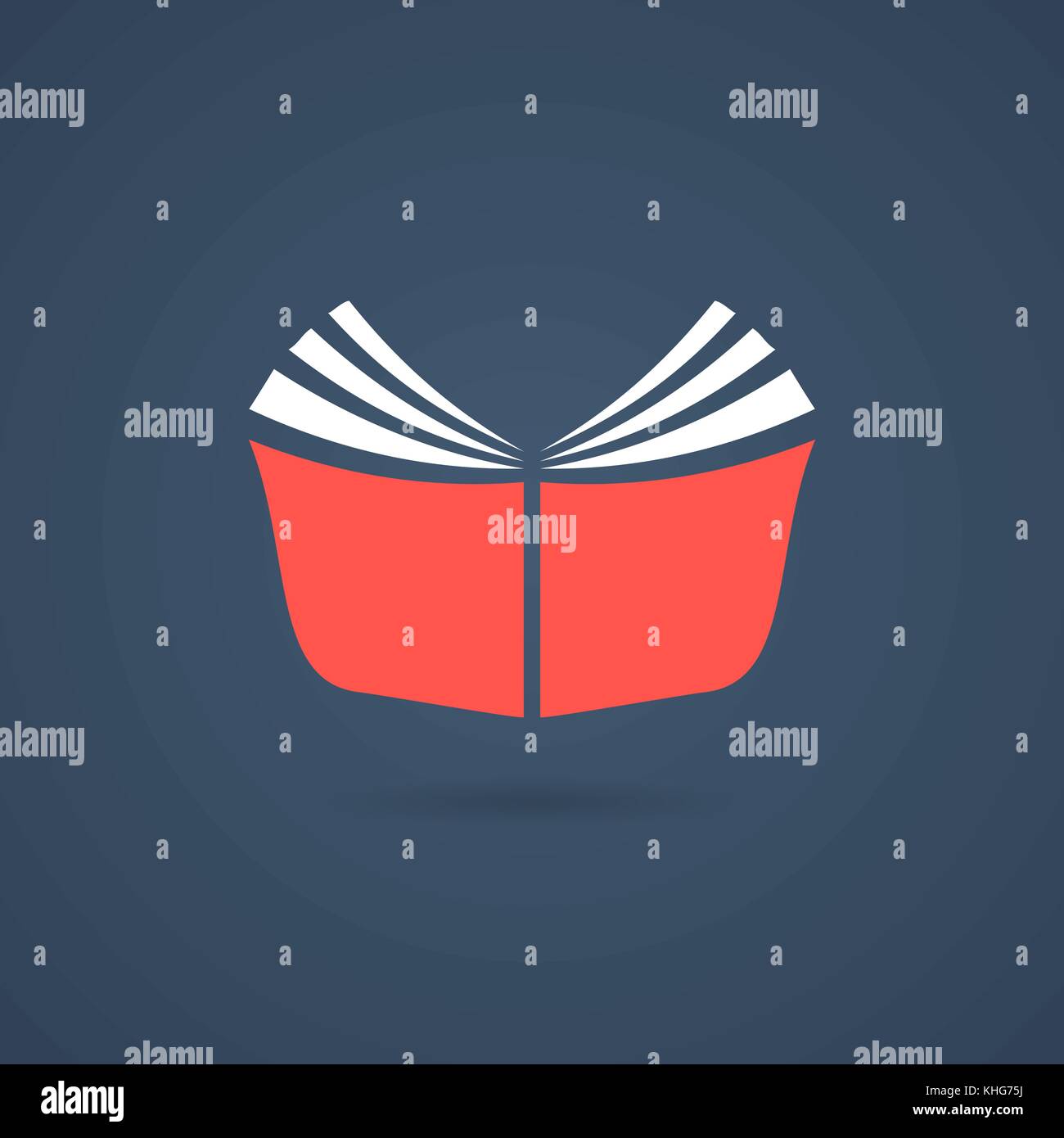 Book library learn school shadow Stock Vector Images - Alamy
