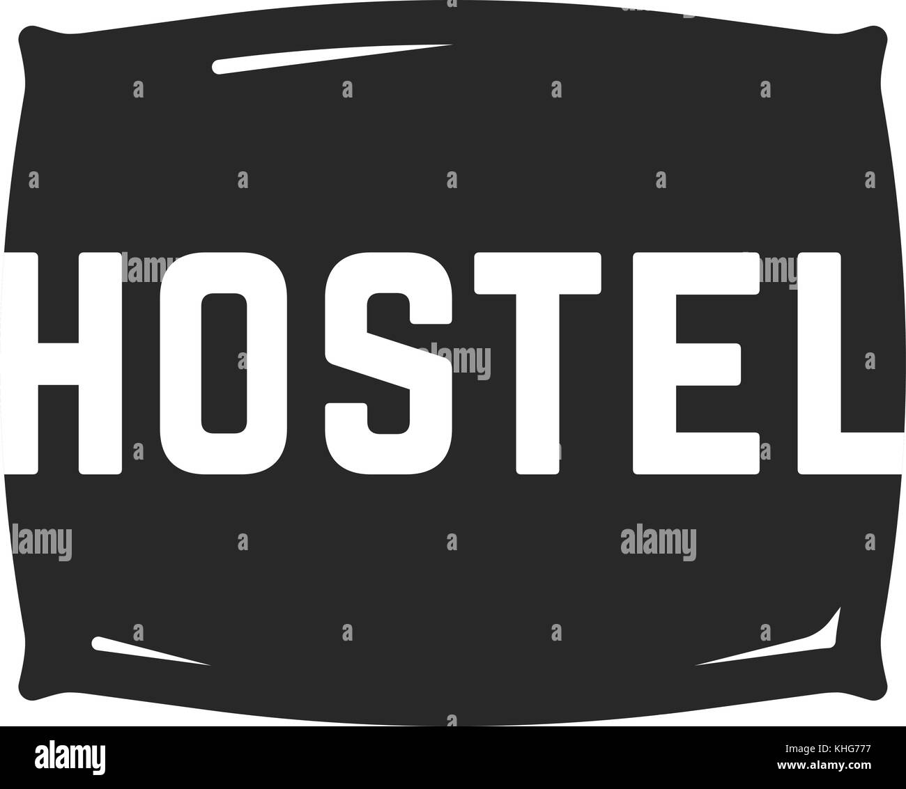 Hostel sign Black and White Stock Photos & Images - Alamy