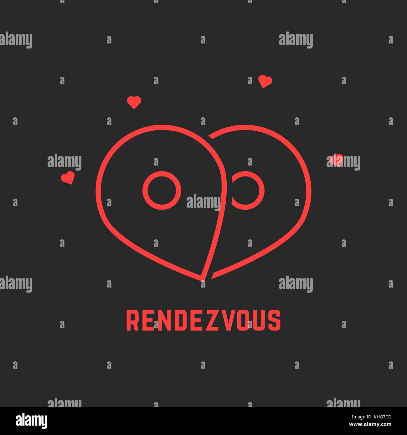 Rendezvous point Stock Vector Images - Alamy