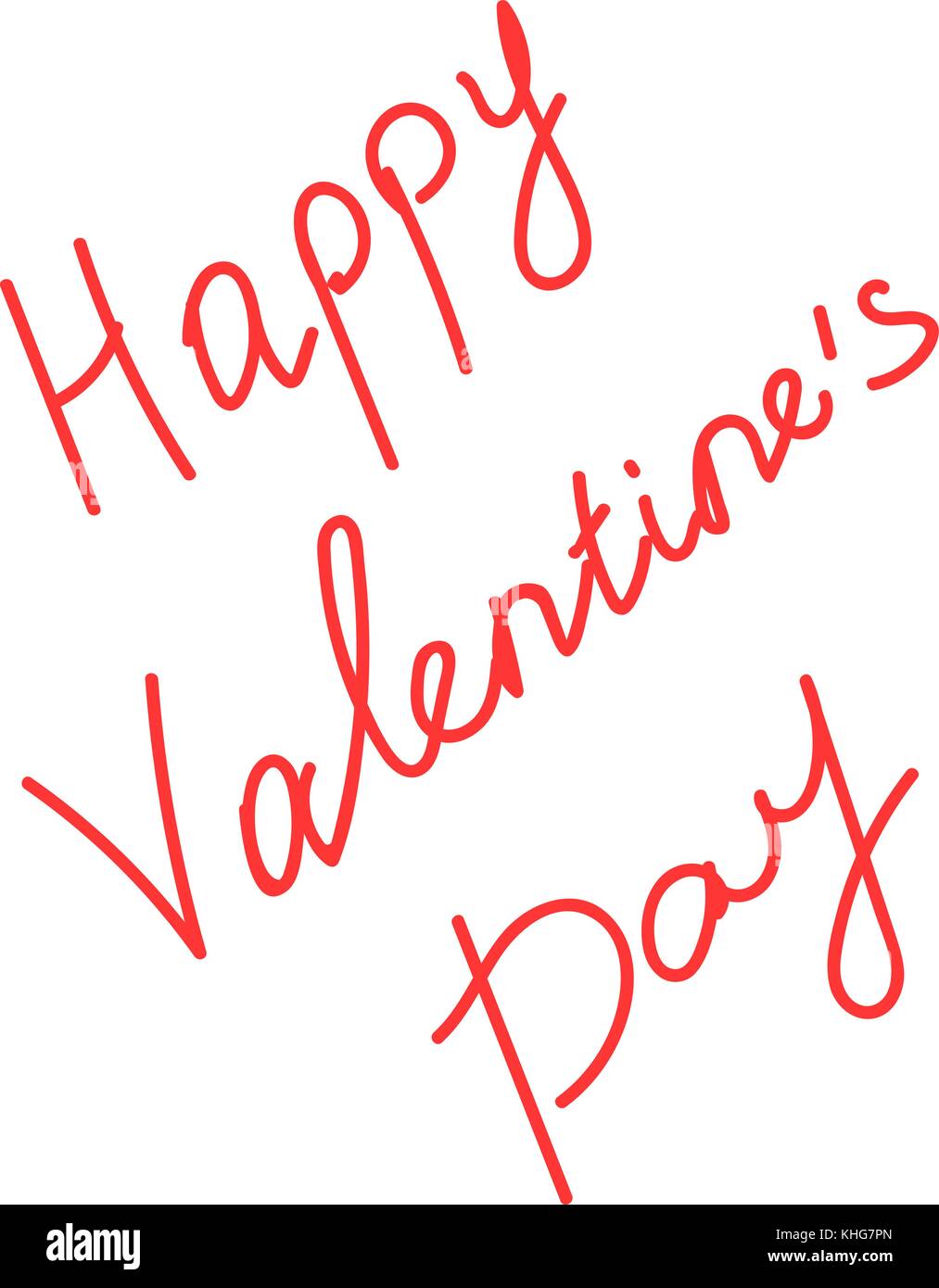 Happy valentine day writing text Stock Vector Images - Alamy