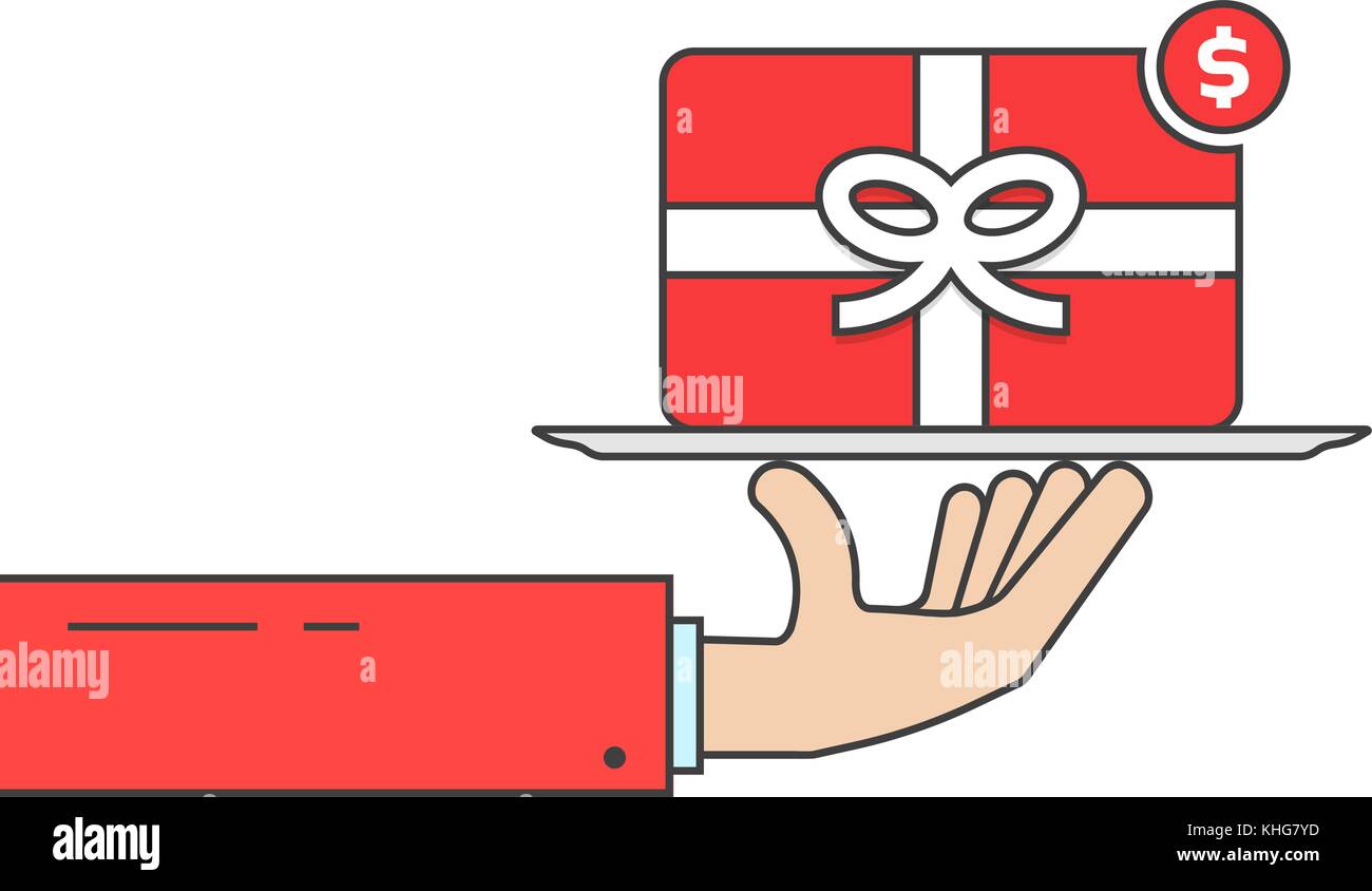 Gift card payment offer Stock Vector Images - Alamy