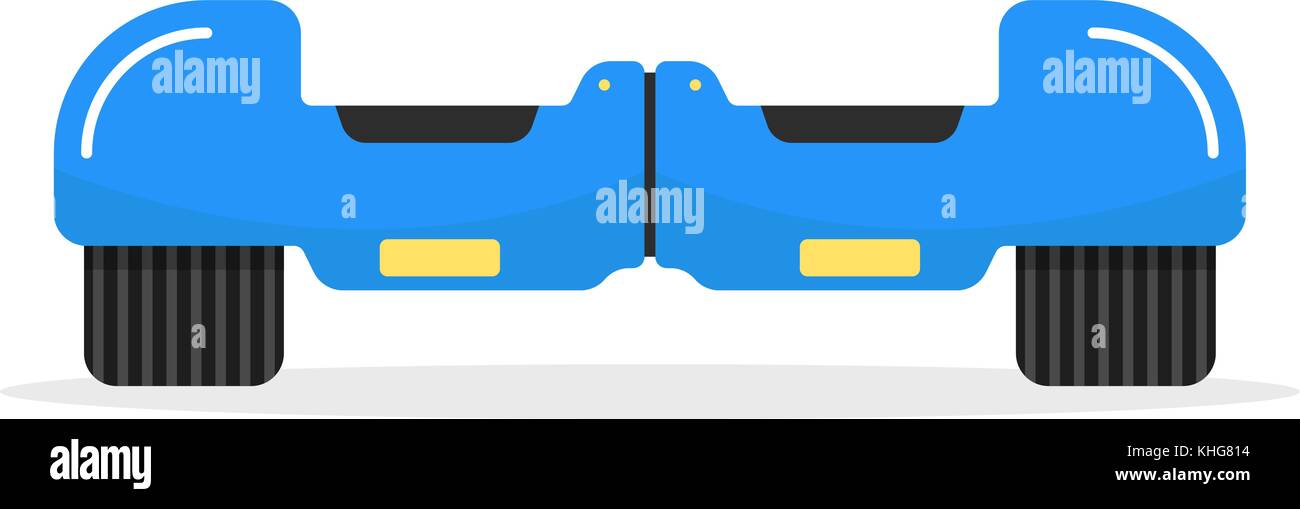 blue hoverboard with shadow Stock Vector Image & Art - Alamy