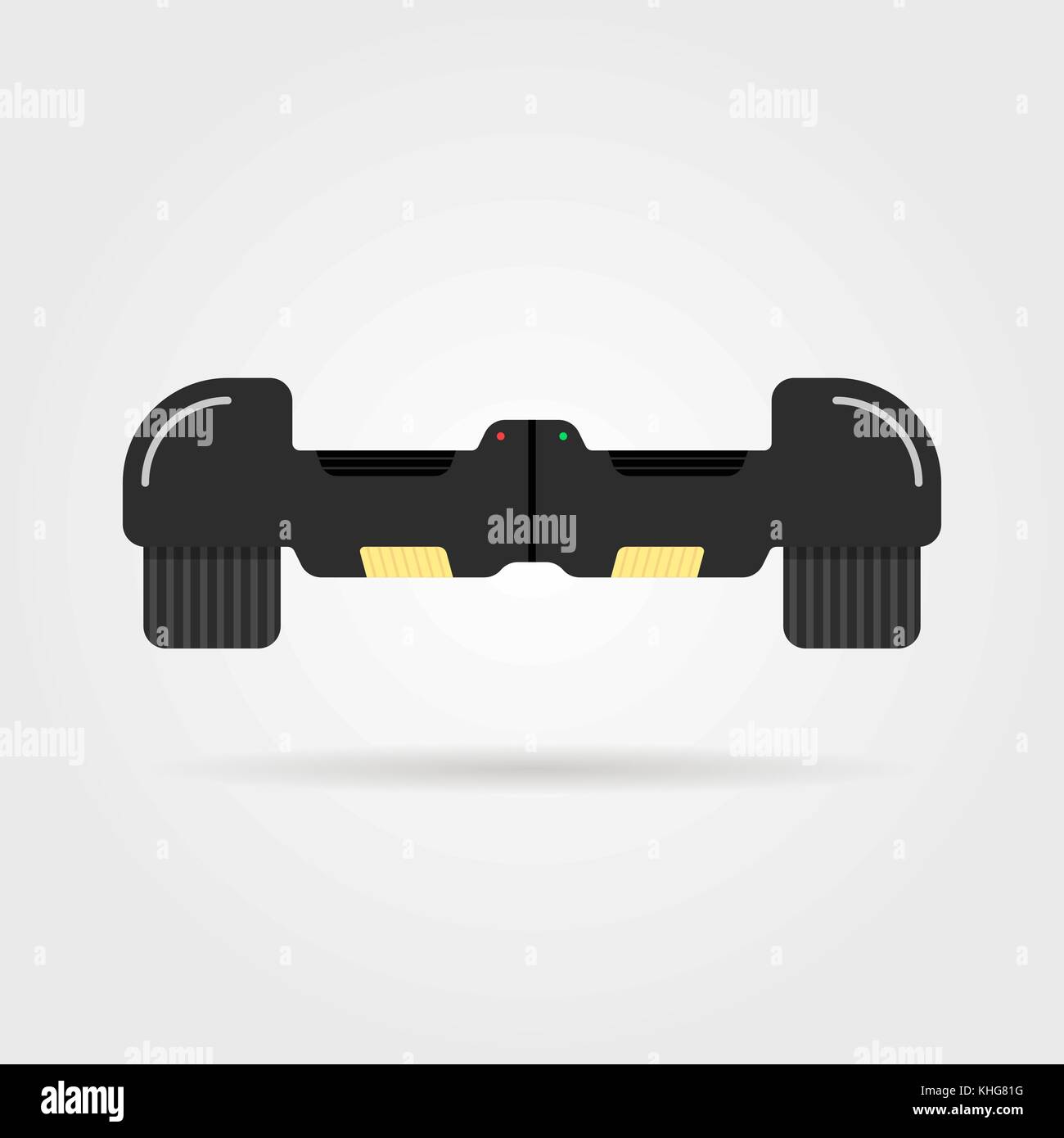 black hoverboard with shadow Stock Vector Image & Art - Alamy
