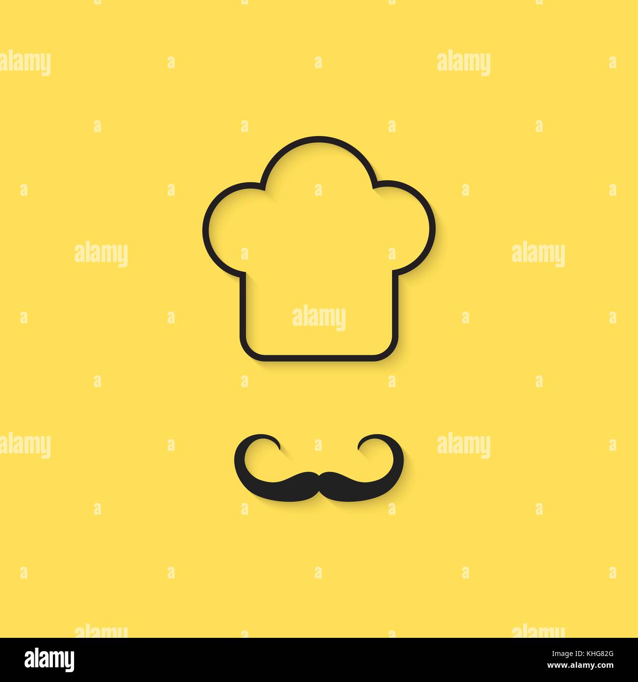 black outline chef icon Stock Vector Image & Art - Alamy