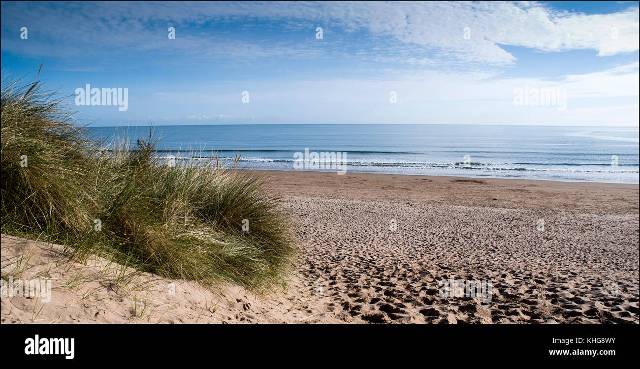Lunan Bay Beach Stock Photo - Alamy