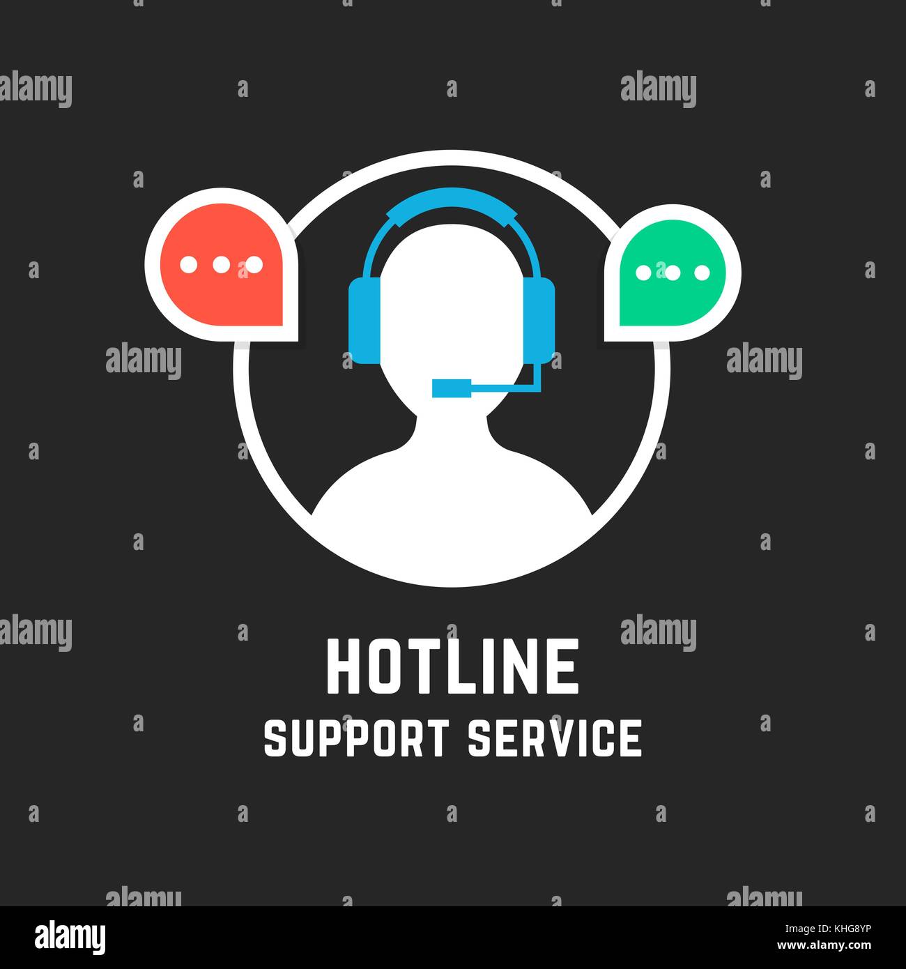 hot line with white assistant manager Stock Vector Image & Art - Alamy