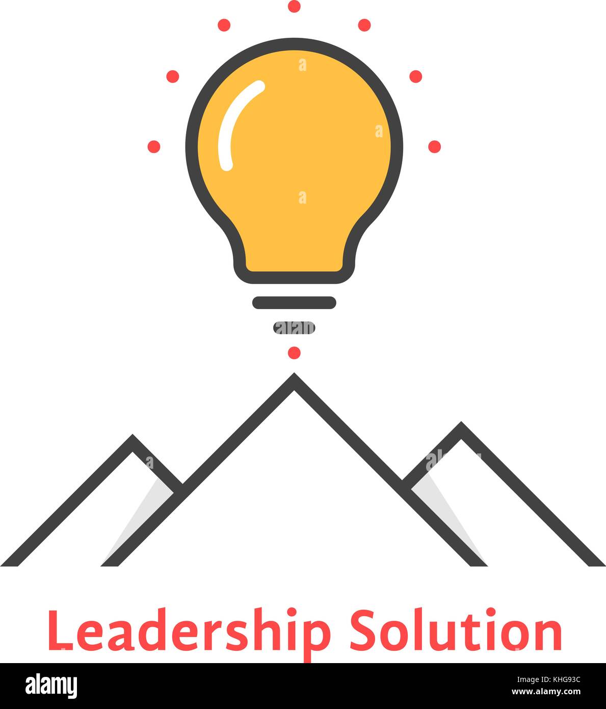 simple leadership solution logo Stock Vector Image & Art - Alamy