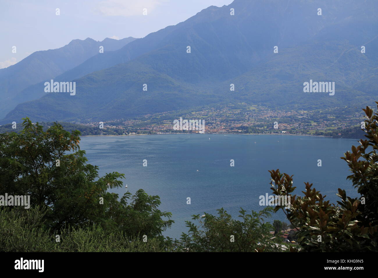 Colico am Comer See in Italien, Seeblick Stock Photo - Alamy