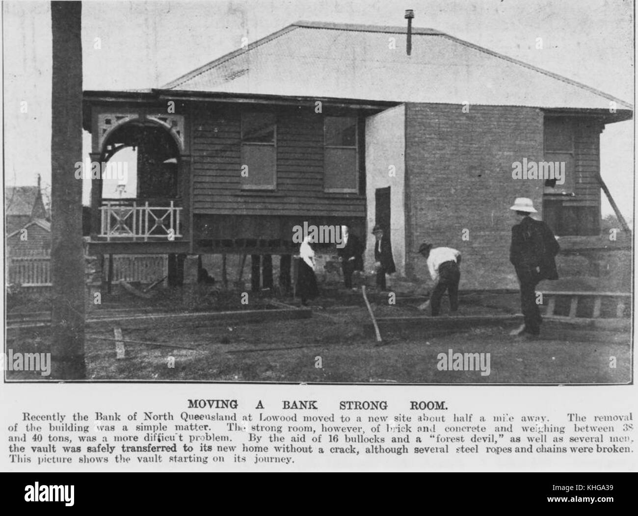 2 50996 Bank of North Queensland in Lowood, 1917 Stock Photo - Alamy