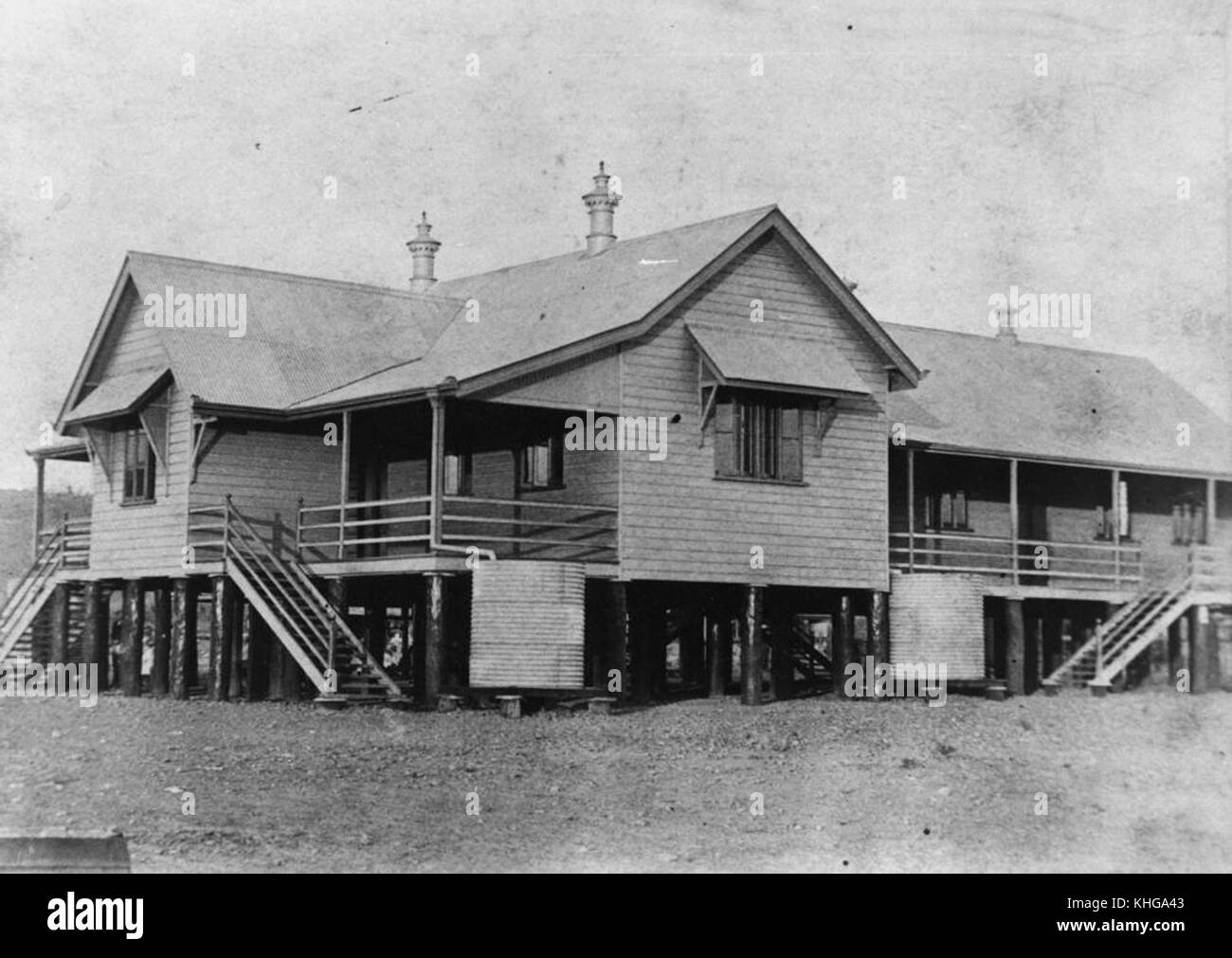 1 164271 Croydon State School, ca. 1893 Stock Photo - Alamy