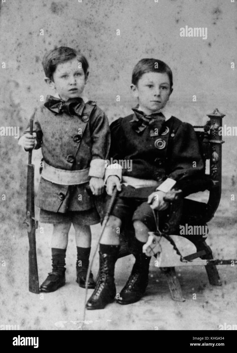 1 64027 Lewis and George Hackett, 1899 Stock Photo - Alamy