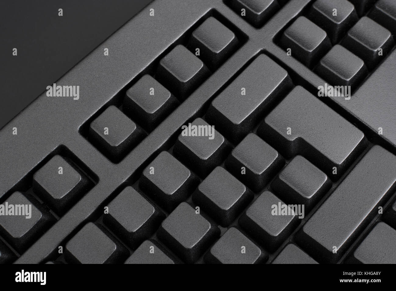 Plain Black Qwerty Keyboard High Resolution Stock Photography and ...