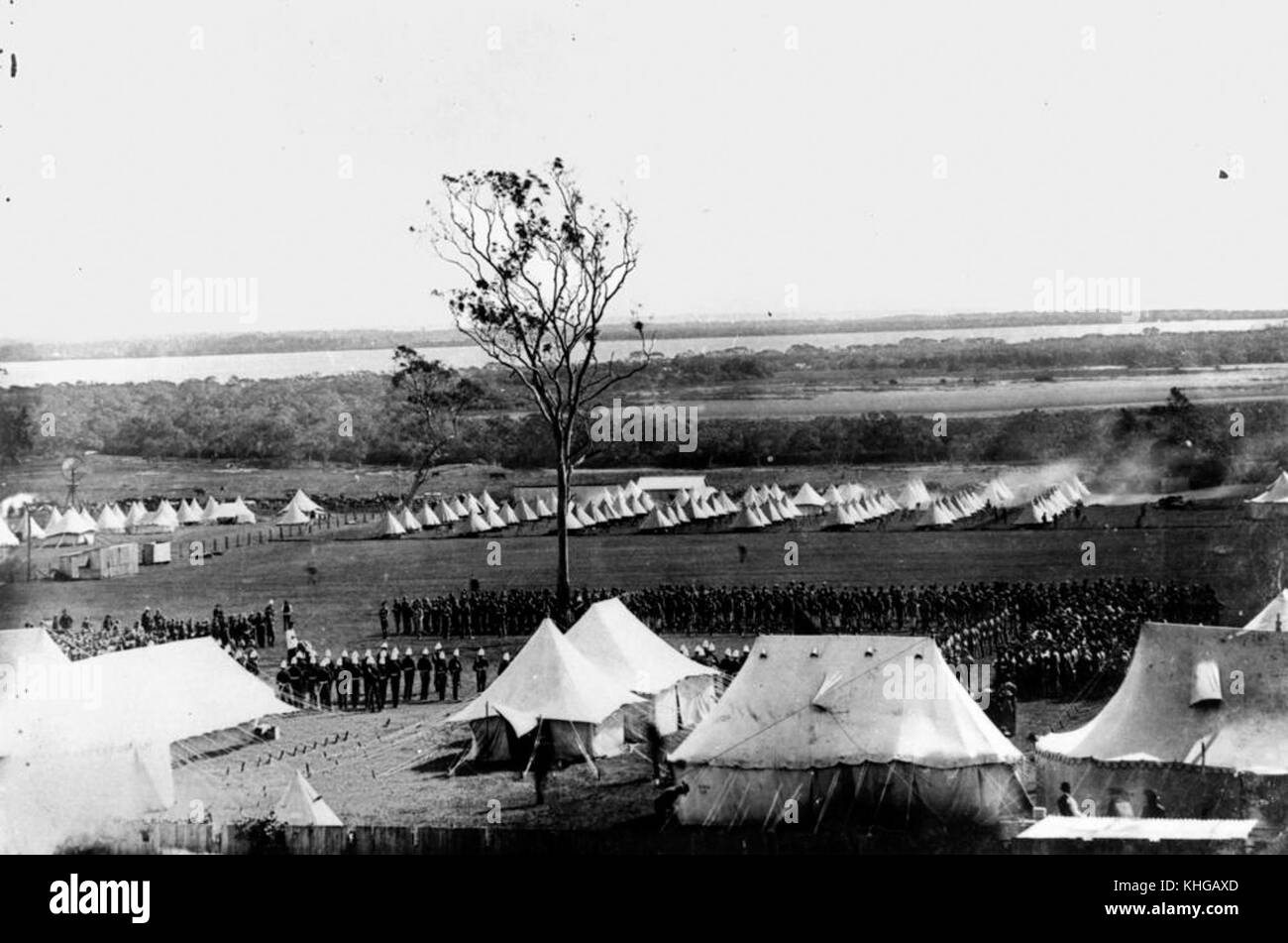 Military base view Black and White Stock Photos & Images - Alamy