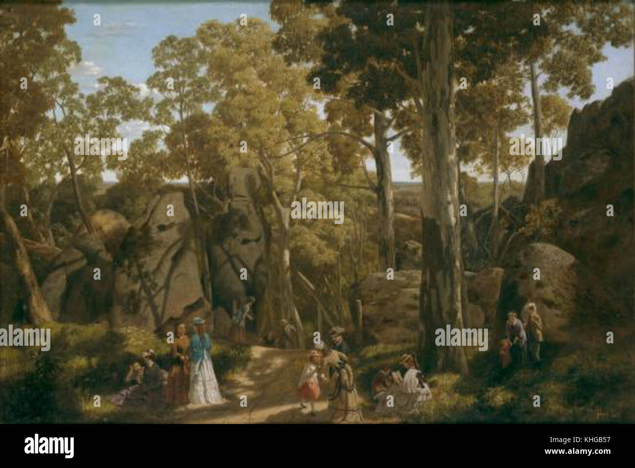 William Ford Hanging Rock Stock Photo - Alamy