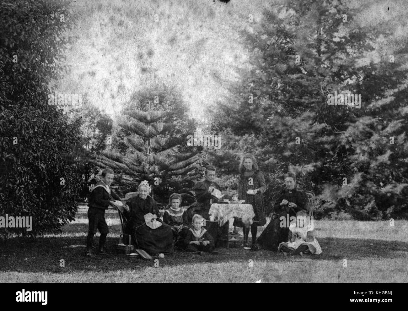 1 205940 Baynes family property, Toowoomba, ca. 1894 Stock Photo - Alamy