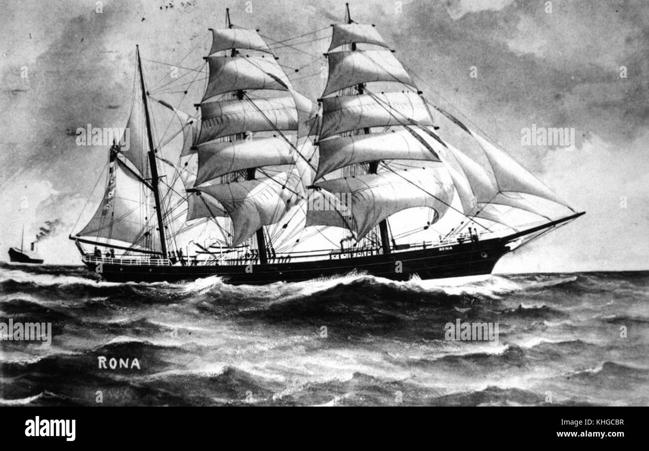 The Rona is a historic ship, possibly referencing a vessel named Rona ...