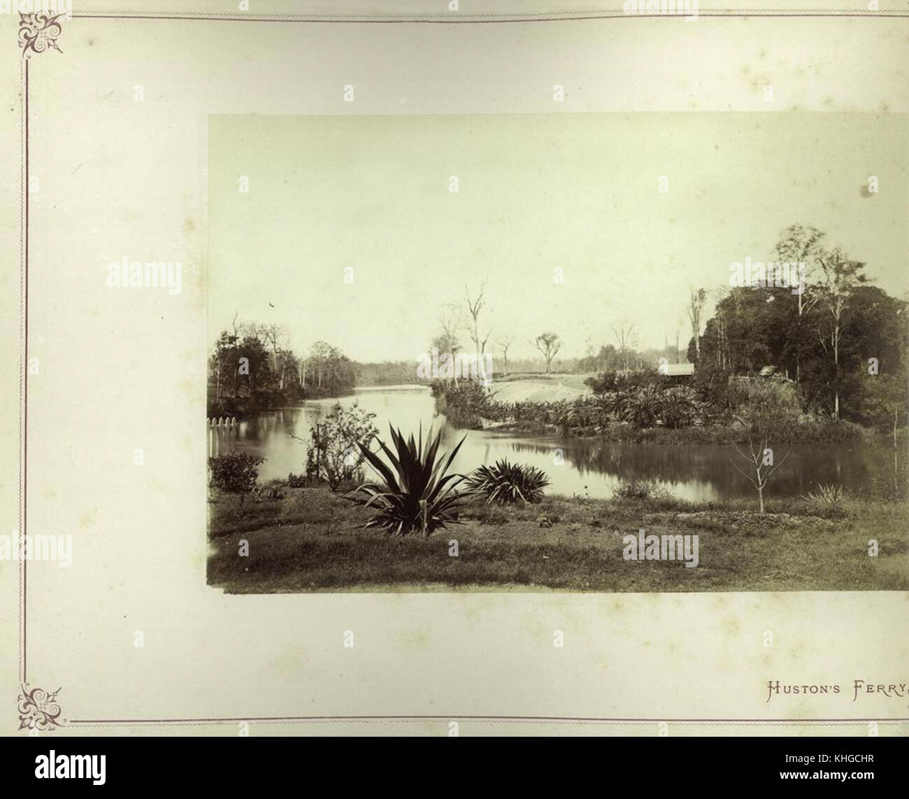 2 239550 Huston's Ferry on the Logan River at Waterford, 1871 Stock ...