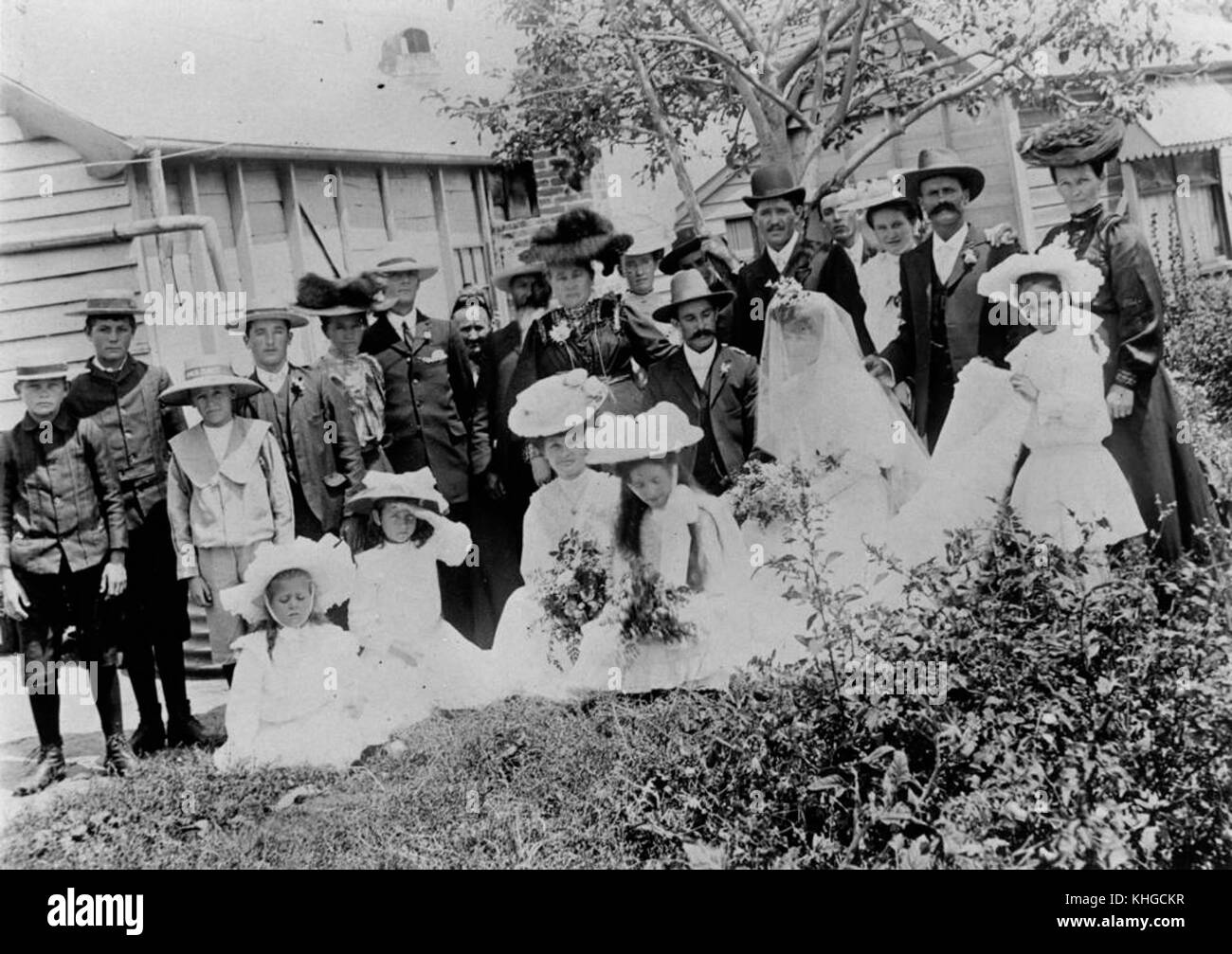 1 89356 Wedding of Edward Ellevsen and Beatrice Ludlon, Stanthorpe, ca ...