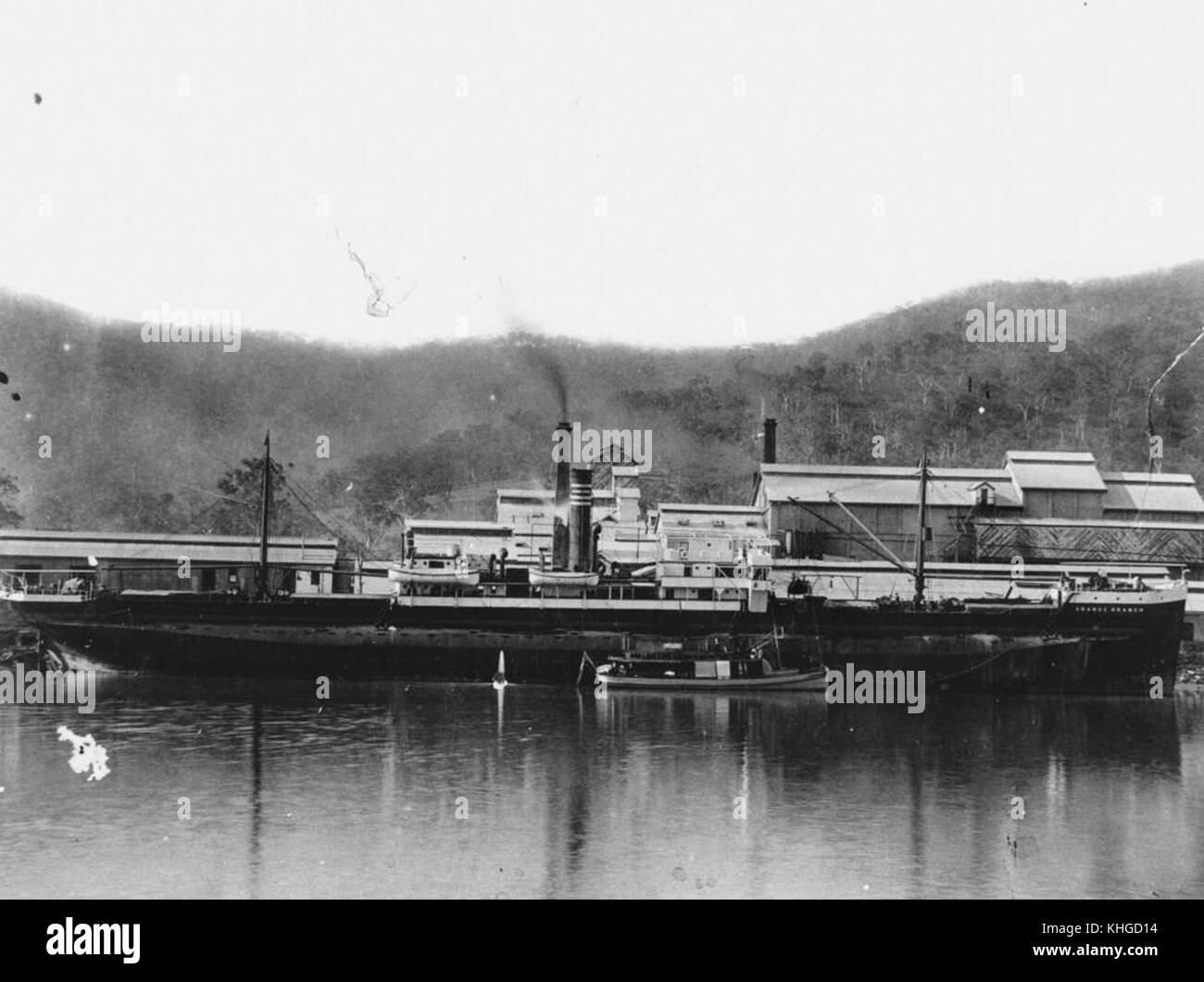 1 79375 Orange Branch (ship Stock Photo - Alamy