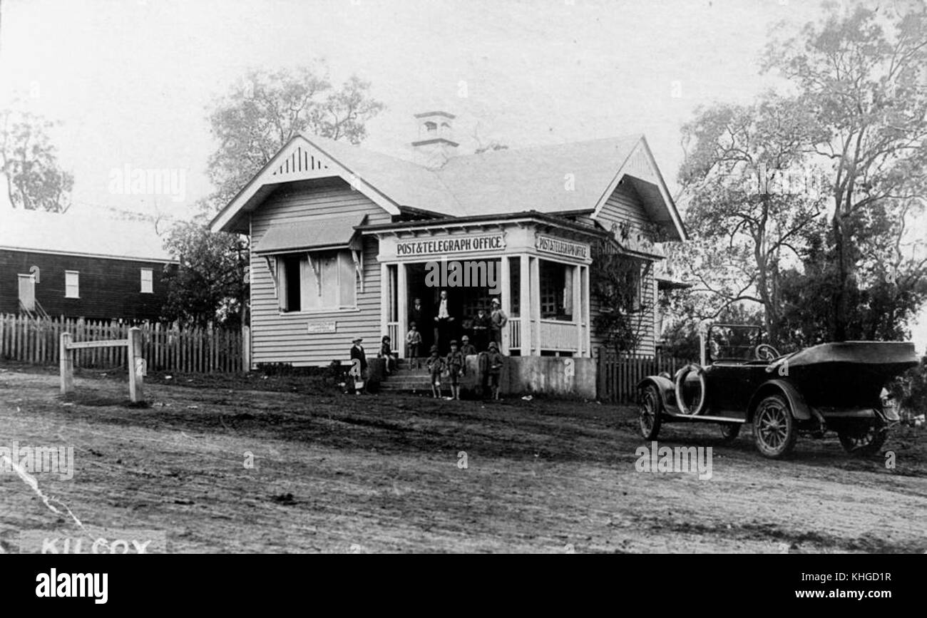 2 207669 Post and Telegraph Office, Kilcoy, ca. 1918 Stock Photo - Alamy