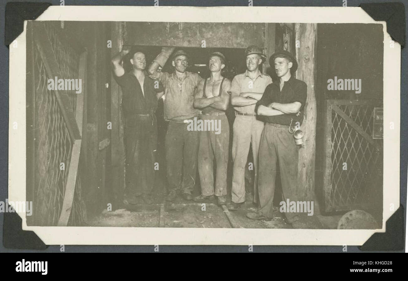 2 242557 Large mining cage underground at the Mount Isa Mines Stock ...