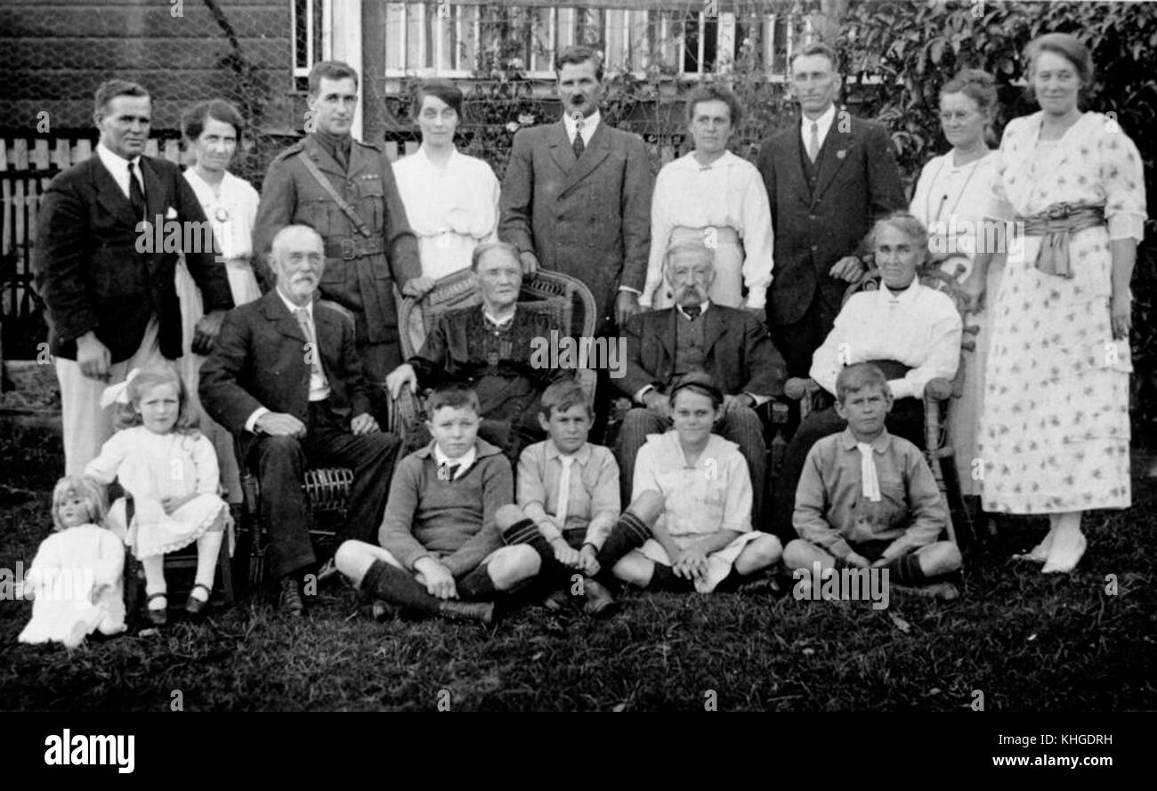 1 170147 Cook Family gathering in 1921 Stock Photo - Alamy