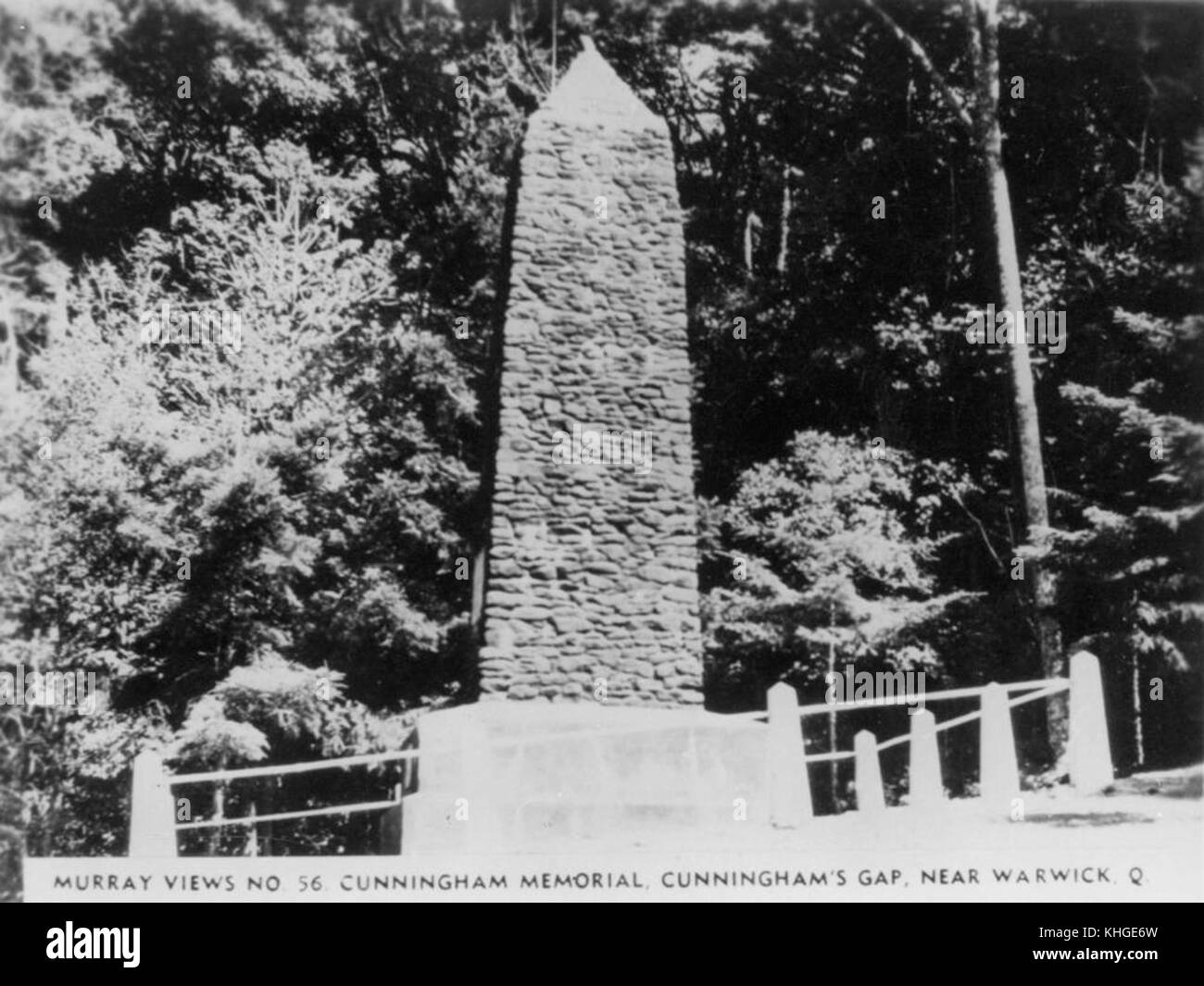2 173263 Memorial to explorer Allan Cunningham, Cunningham's Gap, ca ...
