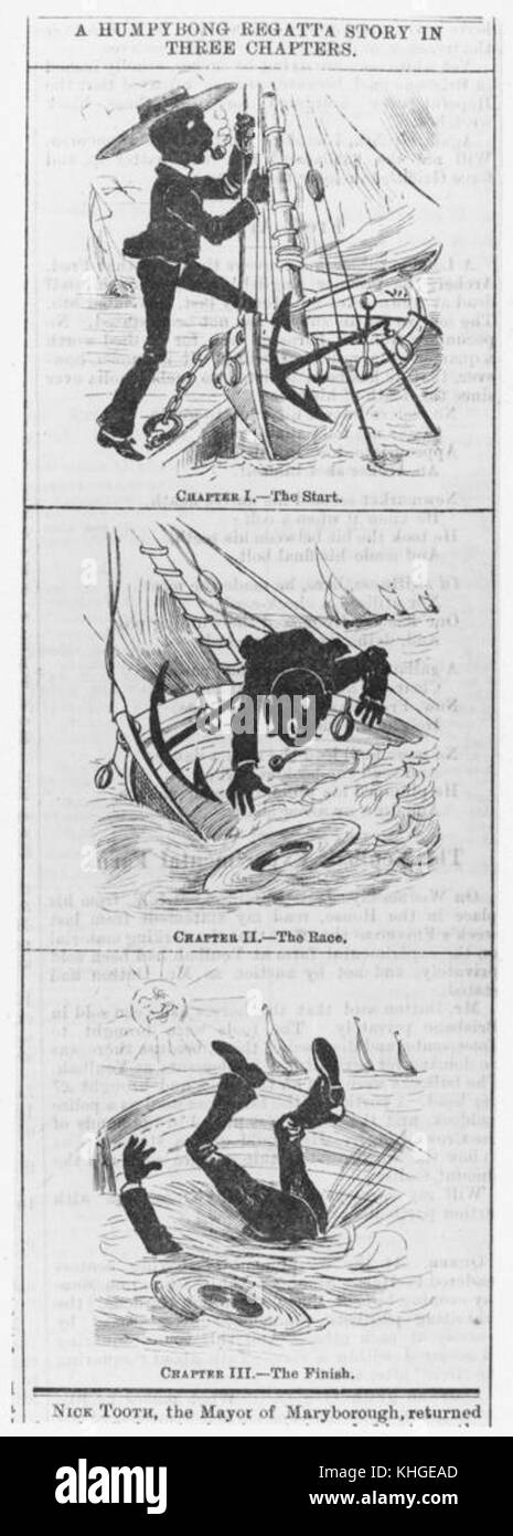 2 115232 Cartoon of the Humpybong Regatta Stock Photo - Alamy