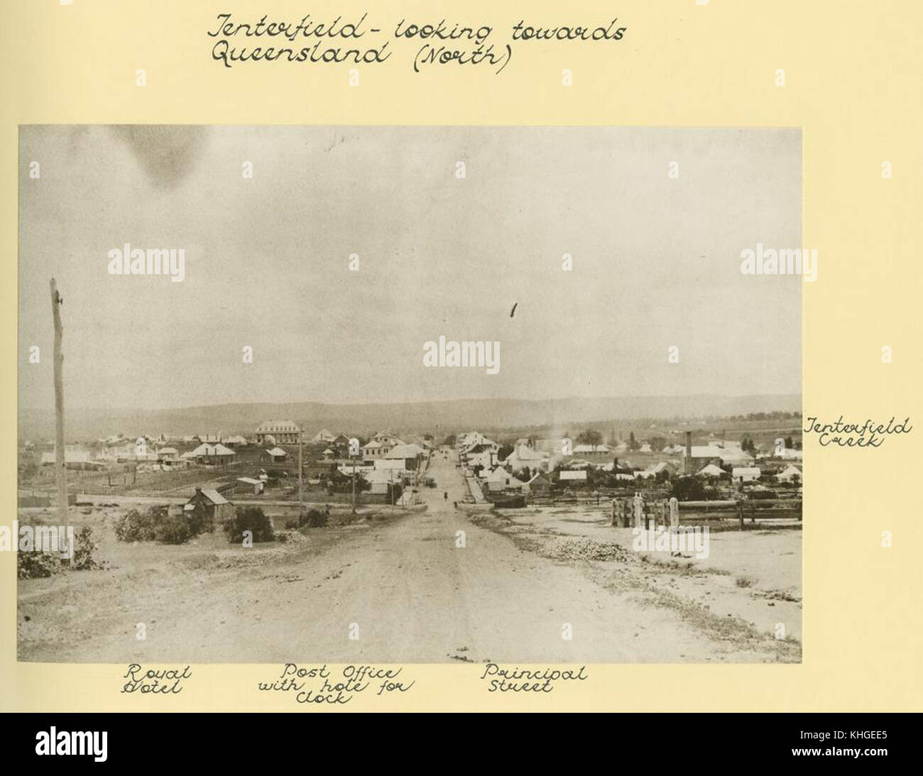 2 236899 Main street through Tenterfield with Queensland's ranges in ...