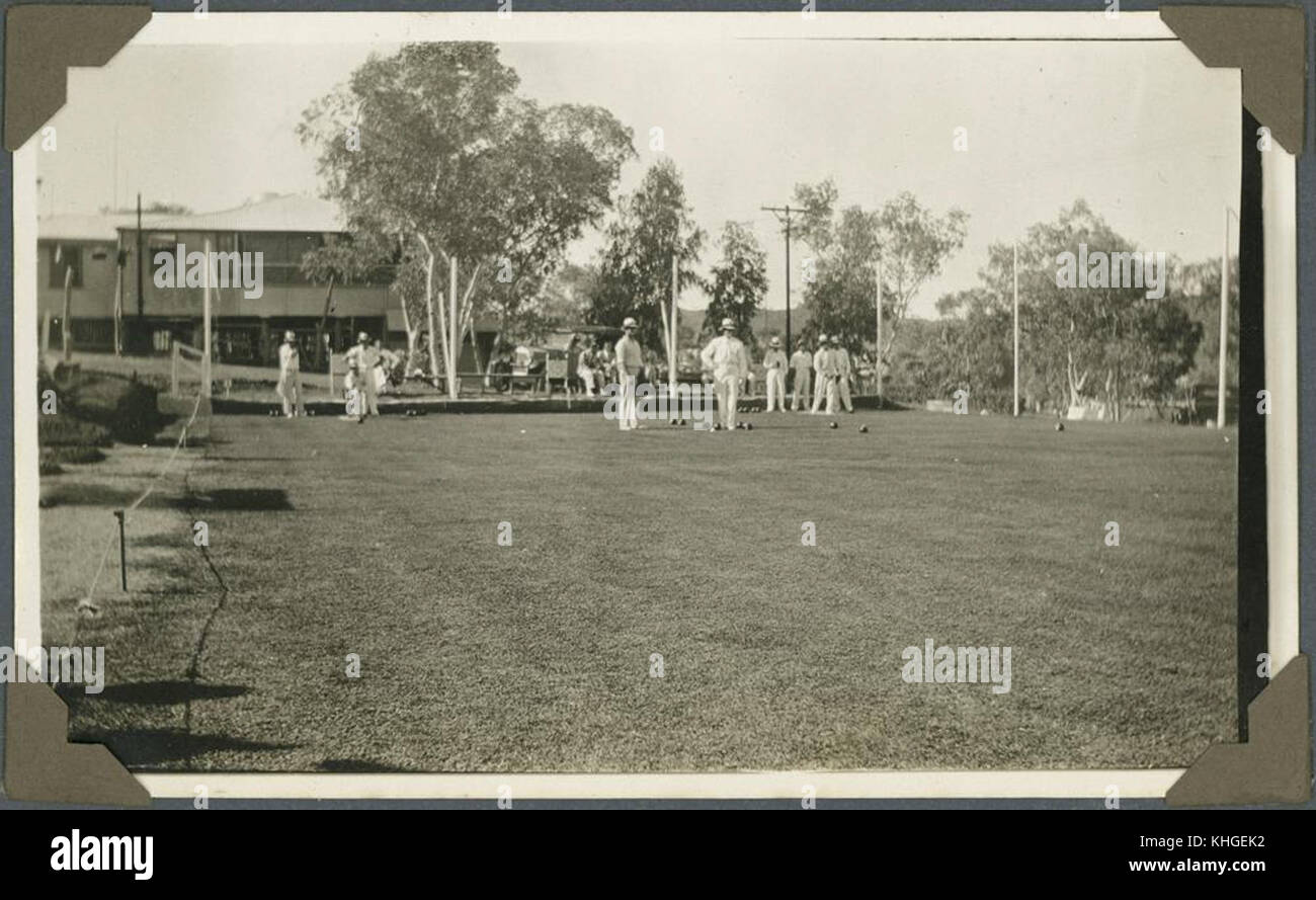 2 242537 Bowling Club Green at Mount Isa, ca. 1936 Stock Photo - Alamy