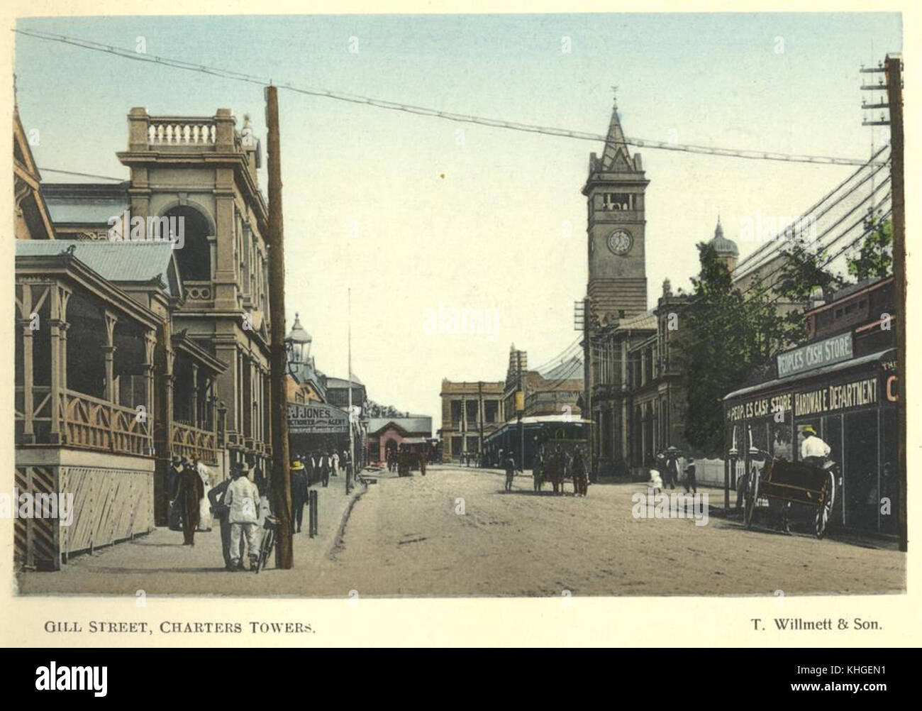 1 258430 Gill Street, Charters Towers, 1904 Stock Photo - Alamy