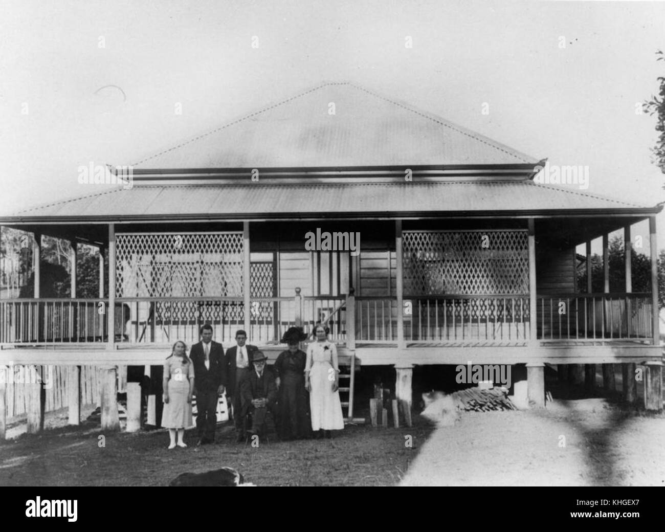 1 144719 Home of Gottfried Zanow in Caboolture, ca. 1915 Stock Photo ...