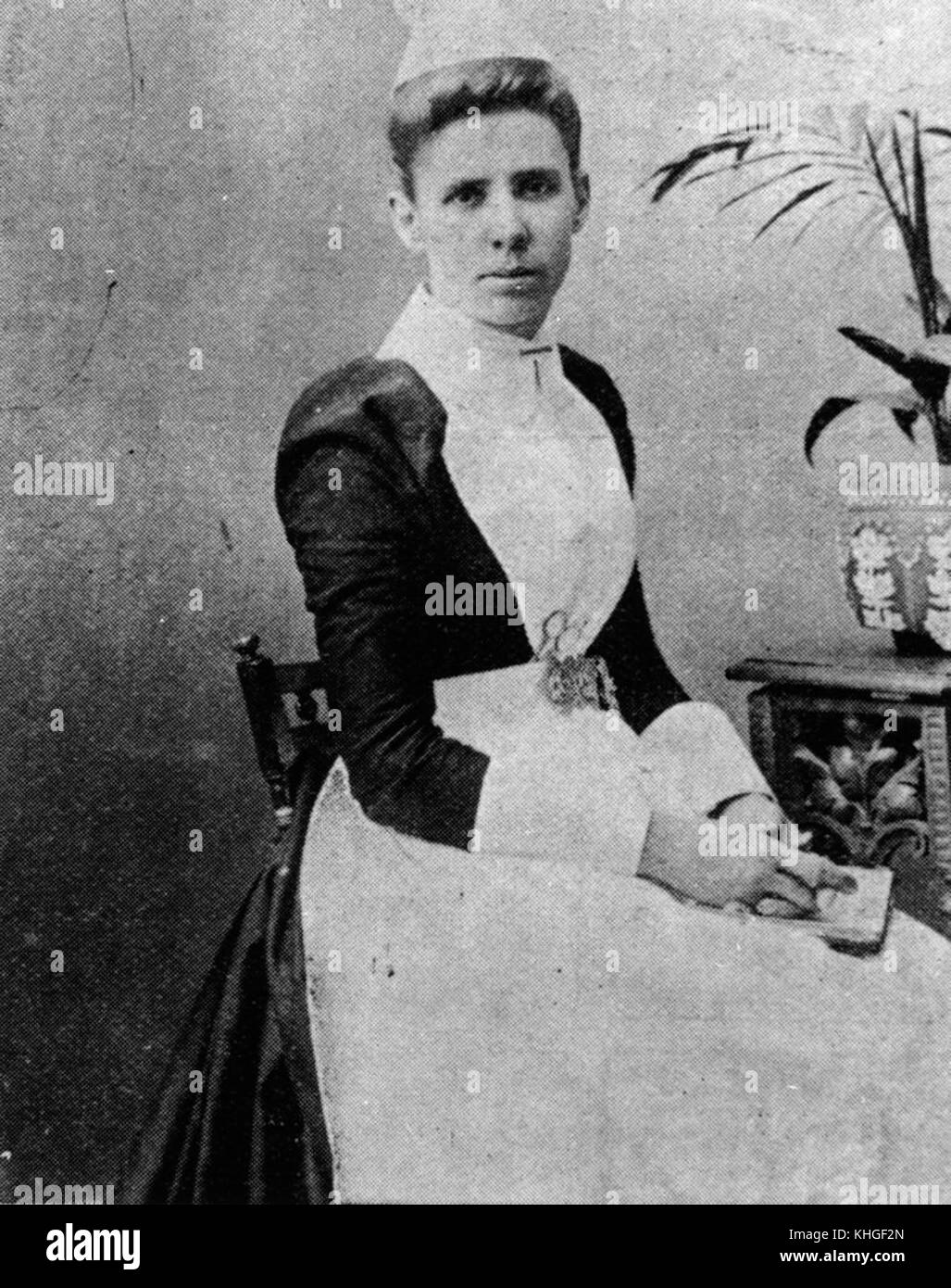 The patient and 2 nurses Black and White Stock Photos & Images - Alamy