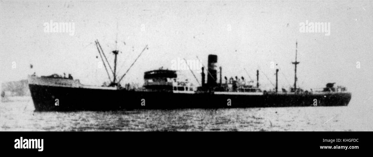 Cargo ship going sailing Black and White Stock Photos & Images - Alamy