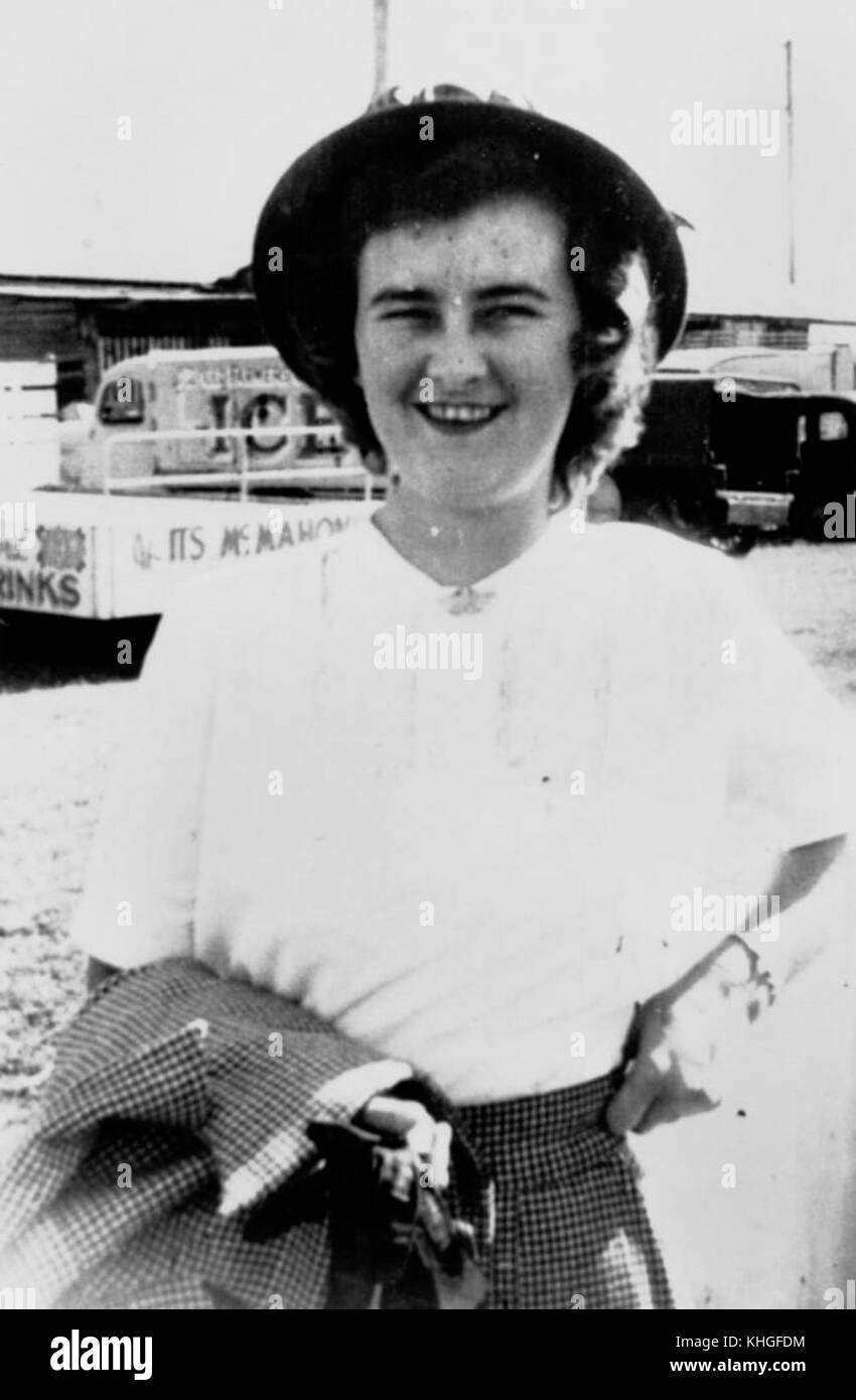 1 165439 Noela Coleman at the Lowood Show, 1947 Stock Photo - Alamy