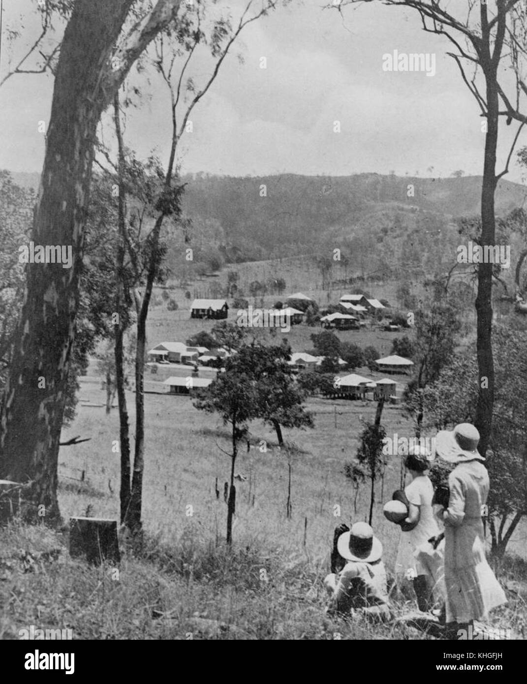 2 187051 Glimpse of Rathdowney from the surrounding hills, 1933 Stock ...