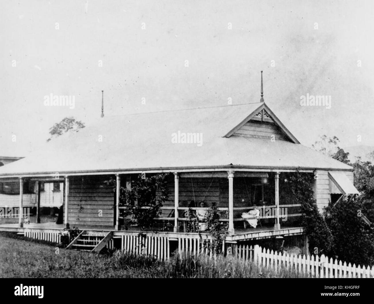 1 203676 Land Commissioner's home in Ingham, Queensland, ca. 1900 Stock ...