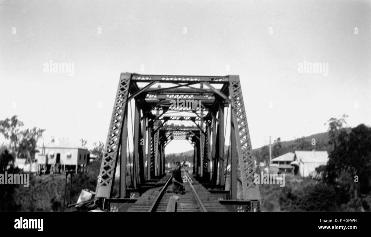 2 125143 Construction of Carmila railway bridge, ca. 1920s Stock Photo ...
