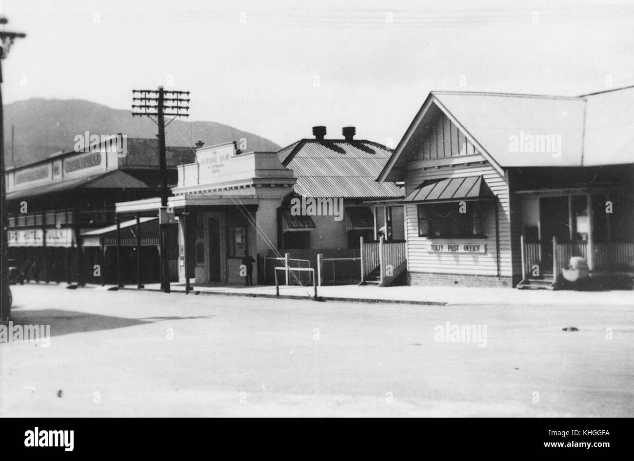 1 389017 Buidings in the main street of Tully, 1934 Stock Photo - Alamy
