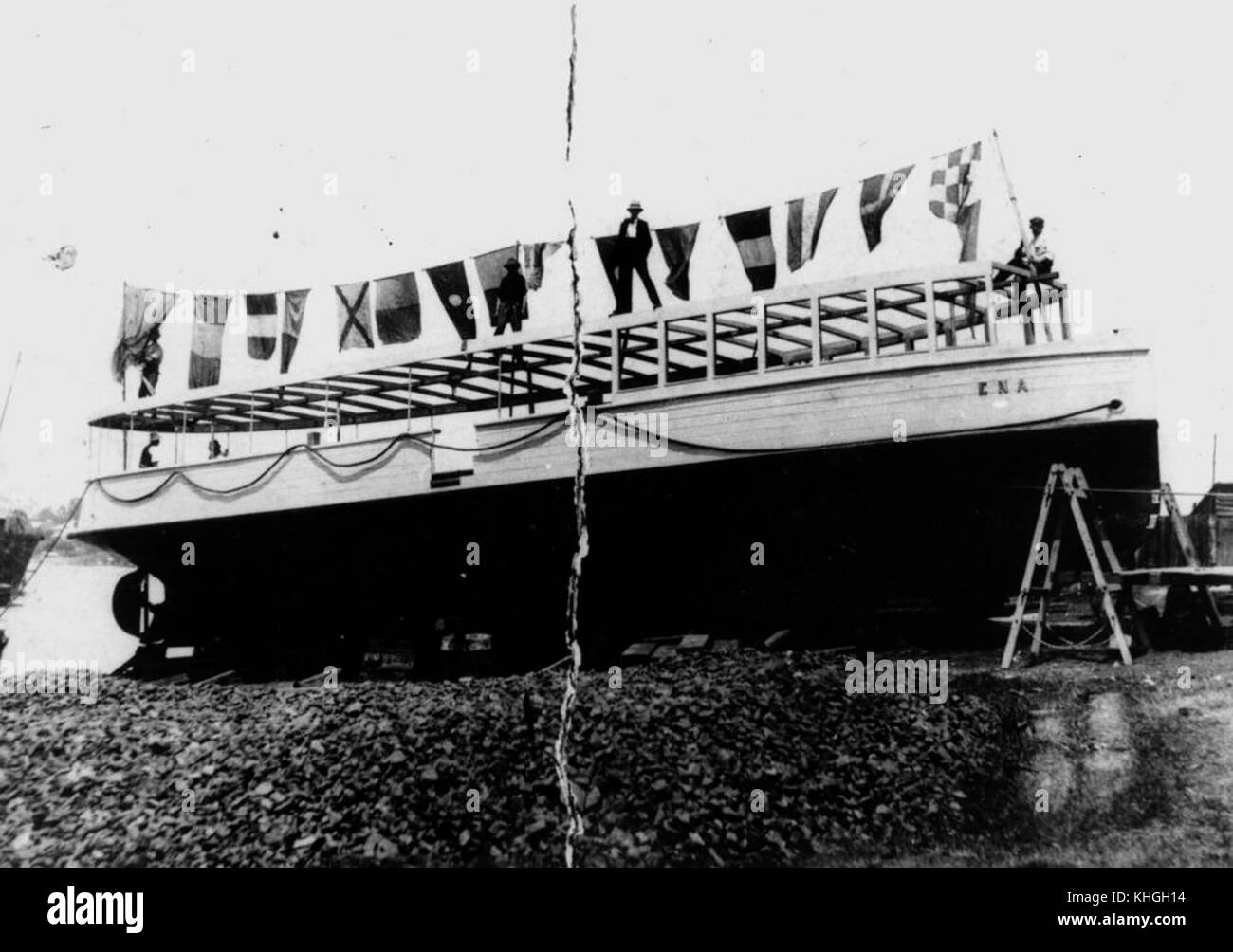 The Ena was a ship, and this image may represent a key historical ...