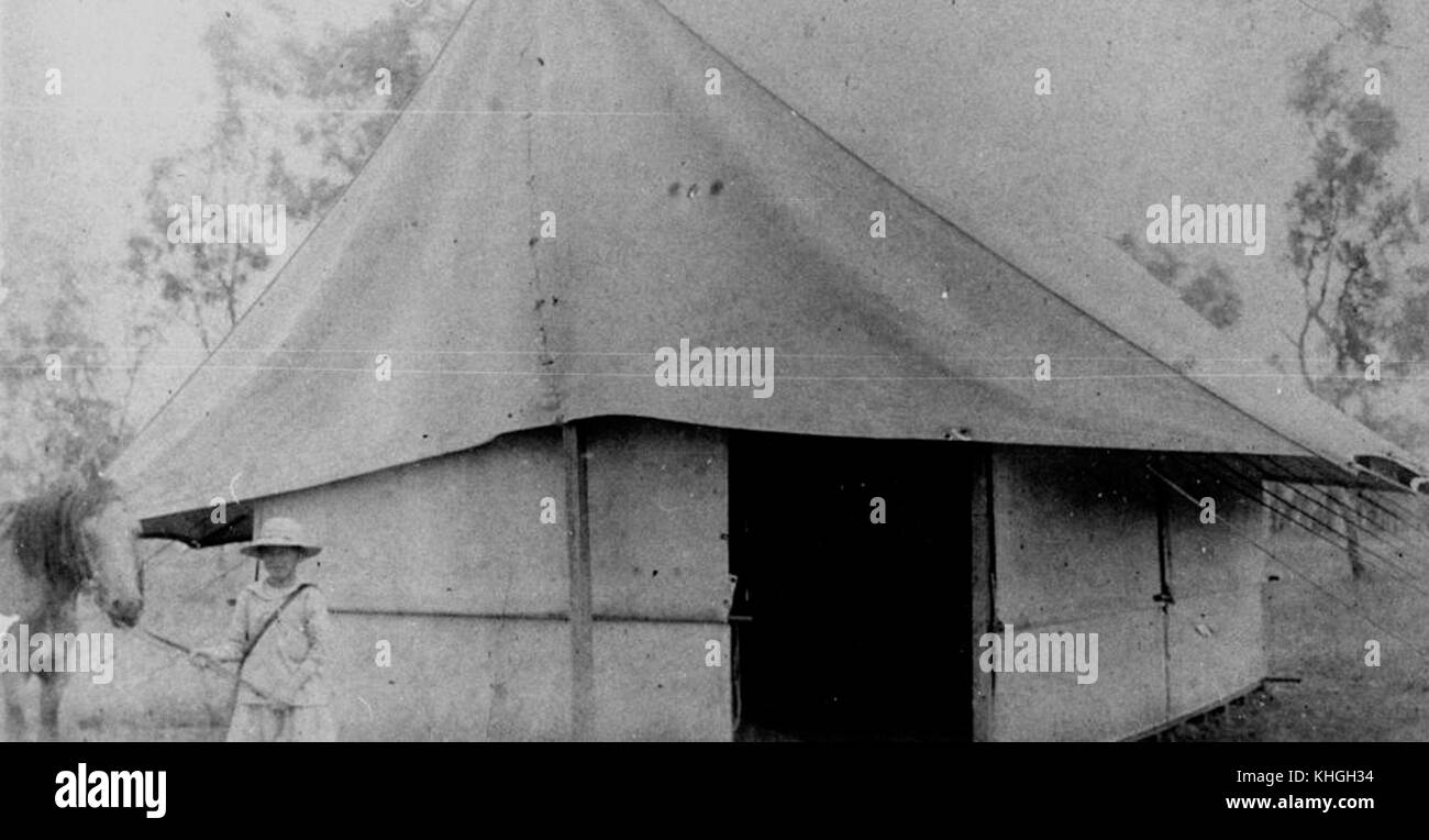 2 196139 Biddeston State School tent, Queensland, 1919 Stock Photo - Alamy