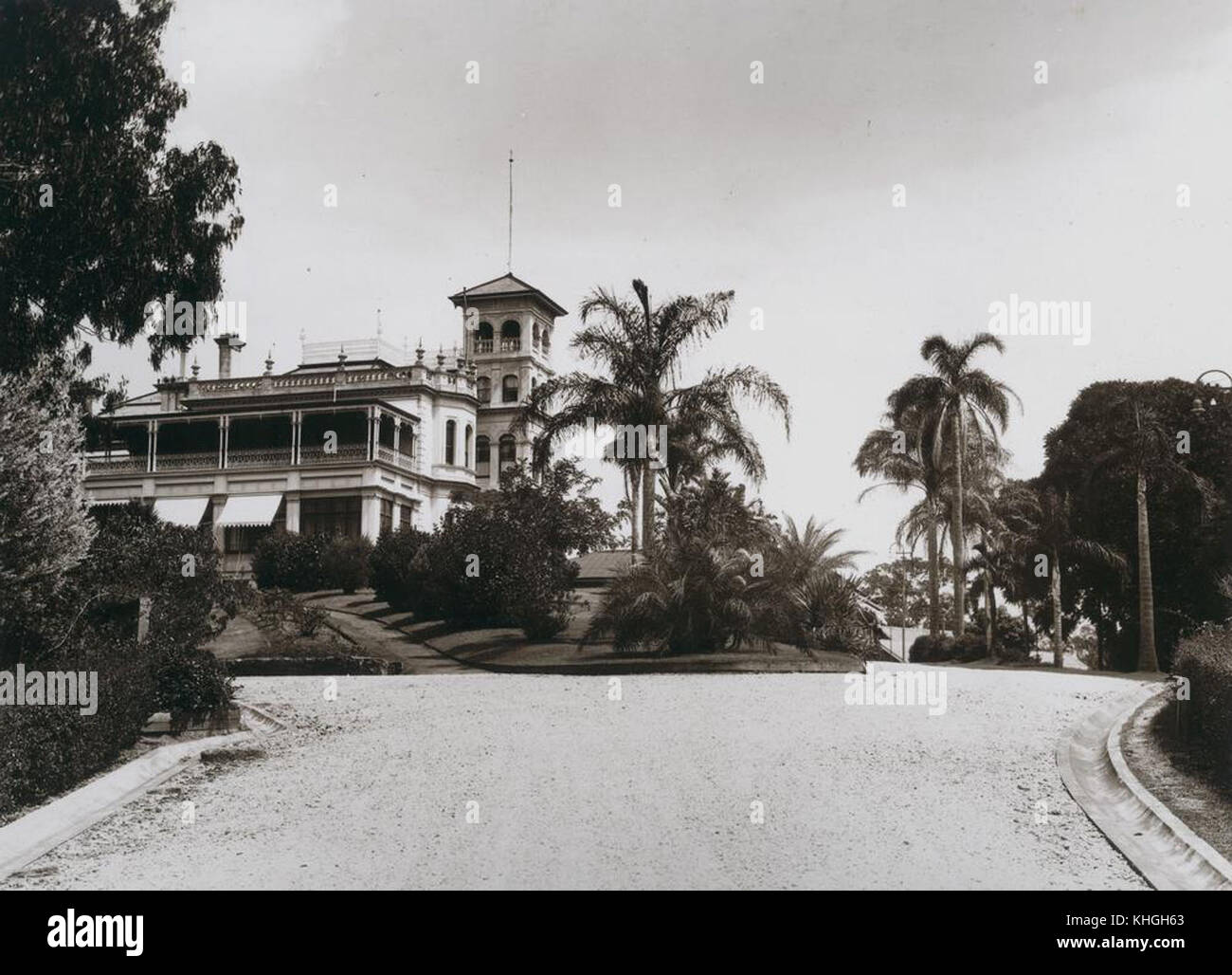 2 254648 View of Fernberg, Government House Brisbane, Paddington, 1932 ...