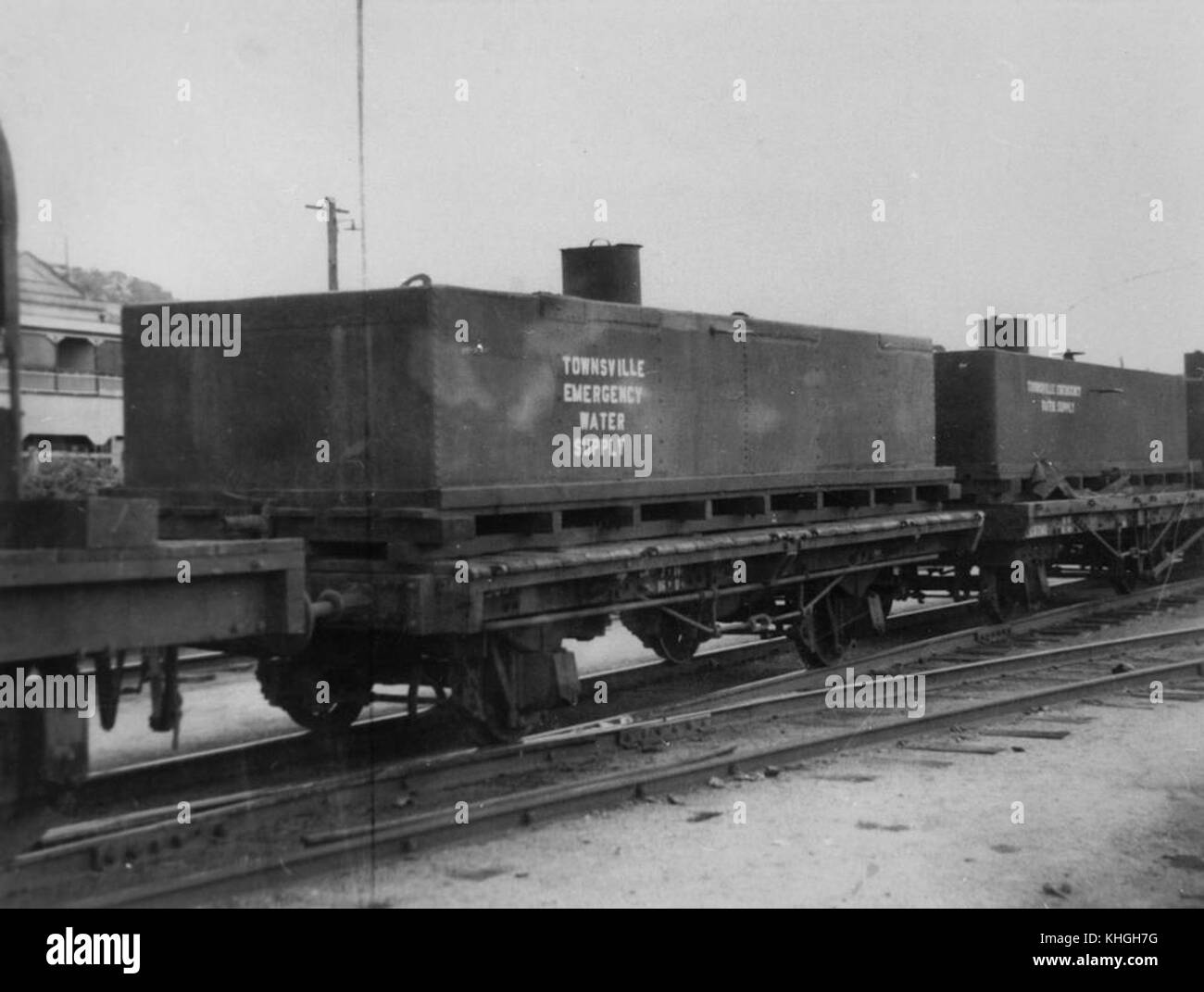 1 294431 Water train in Townsville, 1944 Stock Photo - Alamy
