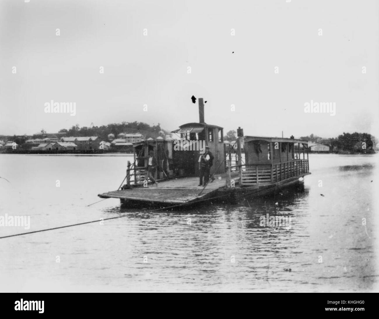 Brisbane river ferry in Black and White Stock Photos & Images - Alamy