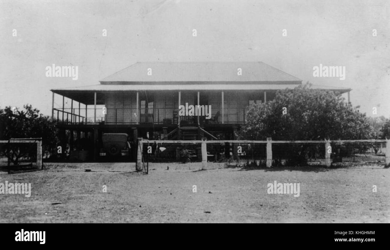 This image shows the homestead at Punjaub Station, located north of ...