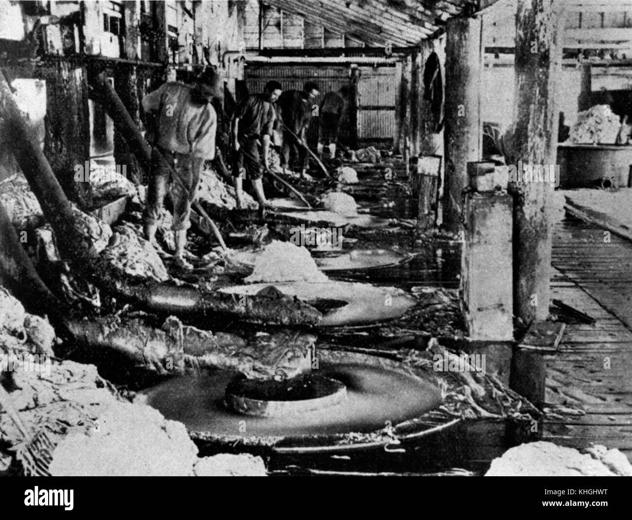 Wool scouring operation hi-res stock photography and images - Alamy