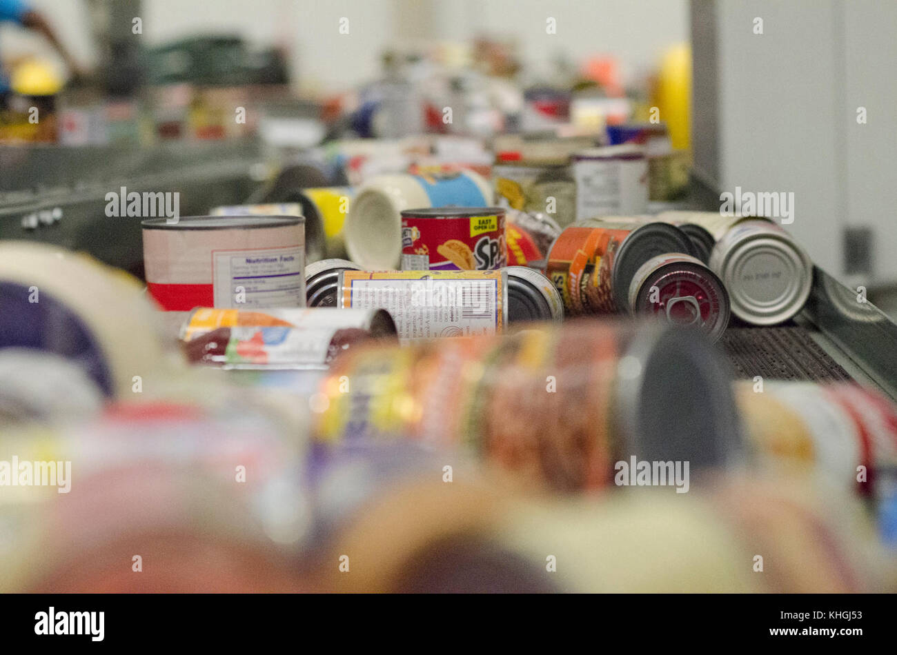Sorting operations at Capitol Area Food Bank in Washington, D.C. on ...