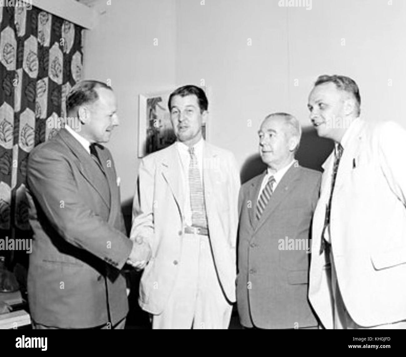 1956 history historical archive archival Black and White Stock Photos ...