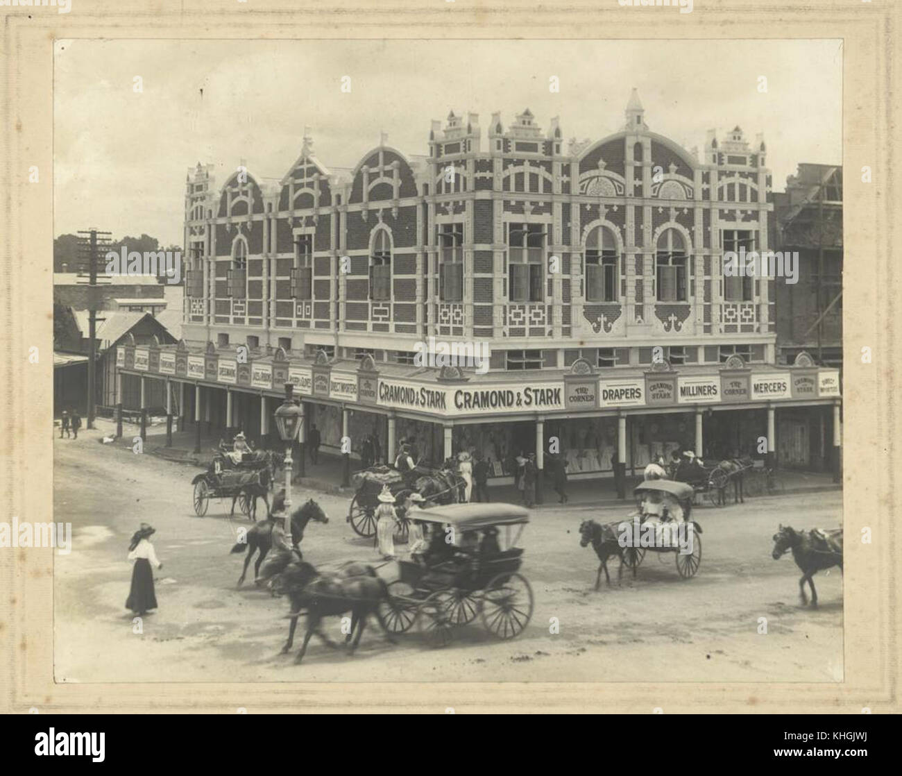 This photograph captures a busy street scene in Toowoomba, Australia ...