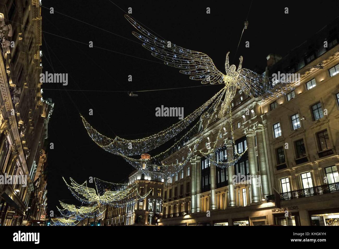 London, UK. 16th Nov, 2017. The largest lights installation in London ...